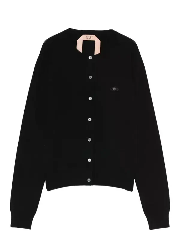 N°21 Button-up Cardigan - Black
