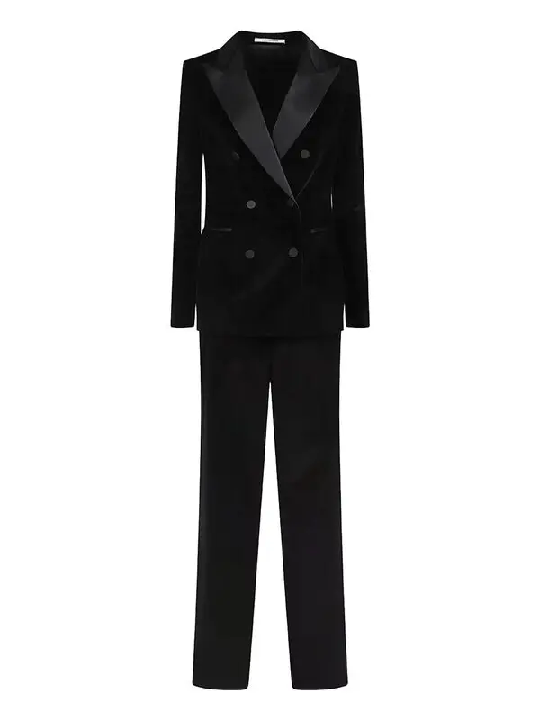 Tagliatore Double-breasted Suit - Black