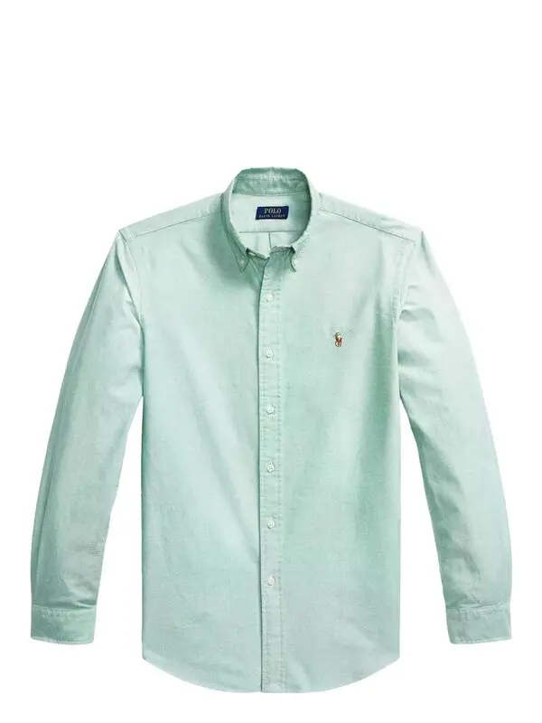 Polo Ralph Lauren Long-sleeved Oxford Shirt - Green