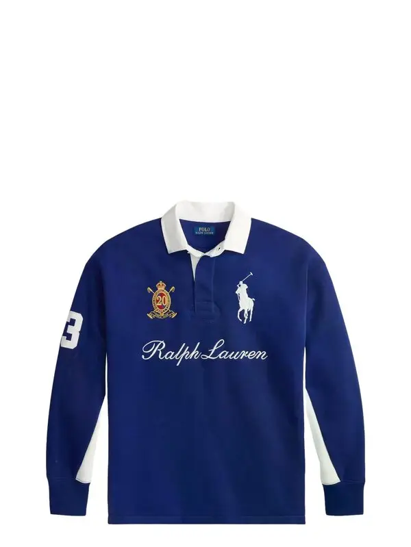 Ralph Lauren Long-sleeve Rugby Polo Shirt - Blue