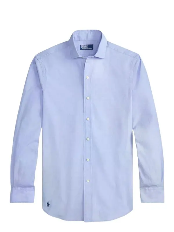 Polo Ralph Lauren Long-sleeve Point-colar Shirt - Blue