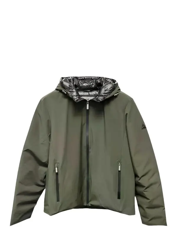 HESKIMO Zip-fastening Hooded Jacket - Green