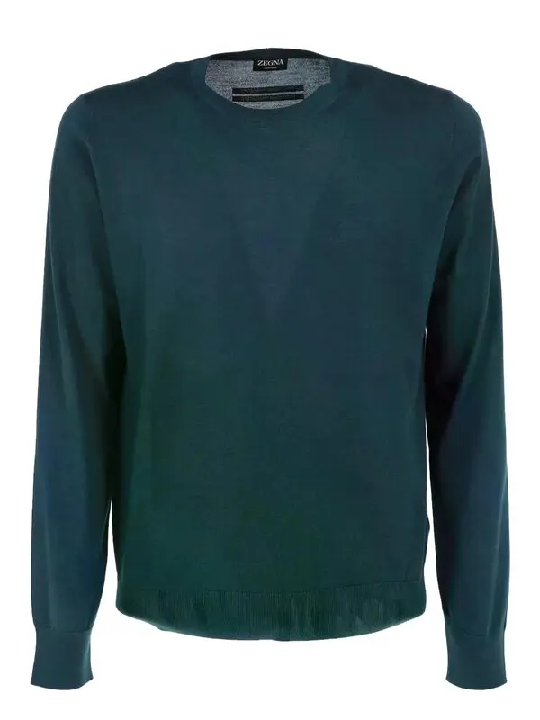 Zegna Cashseta Crew-neck Sweater - Green