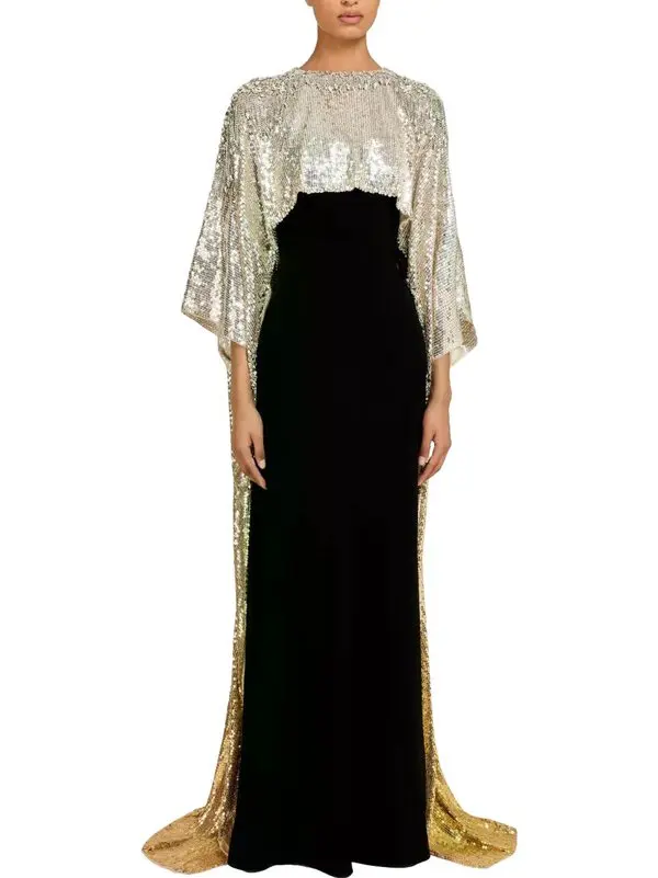 Jenny Packham Cassia Cape - Black