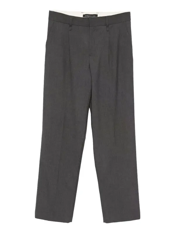 FEDERICO CINA Pleated Trousers - Grey