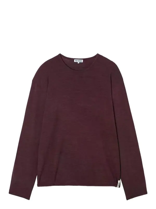 Sunnei Long-sleeve T-shirt - Purple