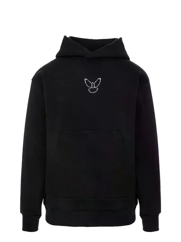 HAMZA Graphic Hoodie - Black