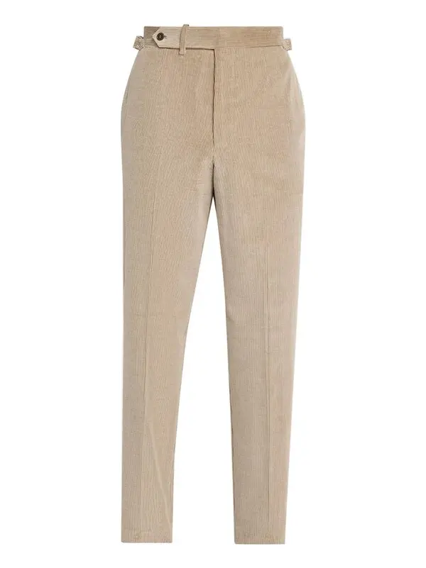 Dunhill Cotton-cashmere Corduroy Trousers - Shaded Bei
