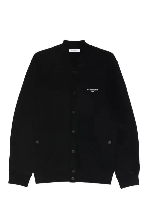 Givenchy Buttoned Bomber Jacket - Black