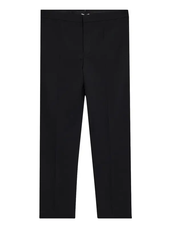 Saint Laurent Slim Grain De Poudre Pants - Nero