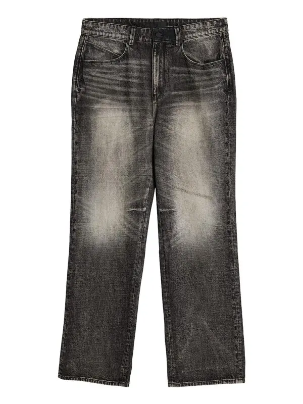 RtA Jonas Distressed Straight-leg Jeans - Ashstorm S