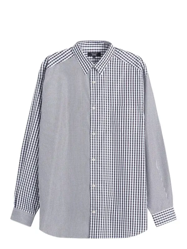 Comme Des Garçons Cotton Check Shirt - Black