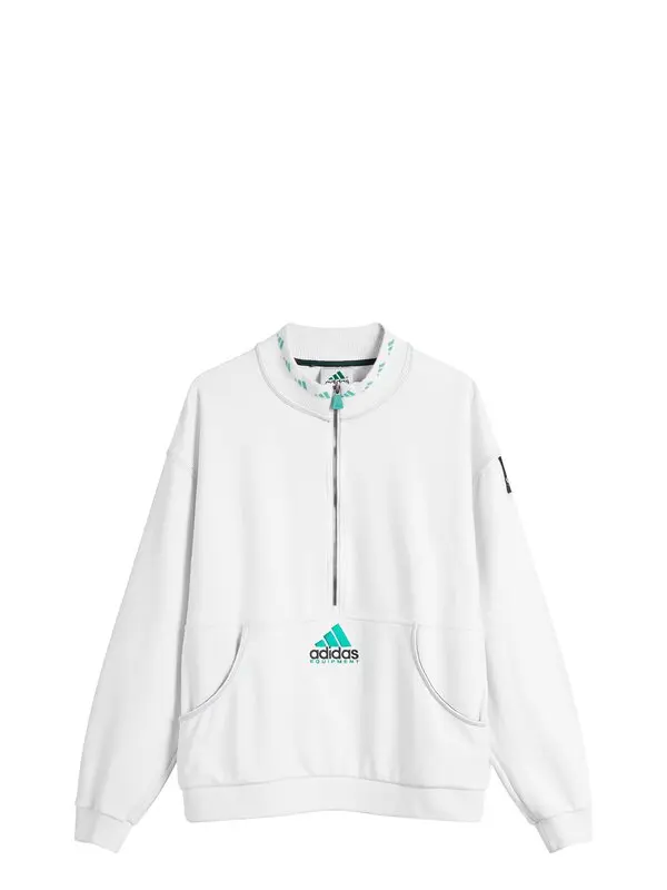 Adidas Eqt Quarter-zip Top - White
