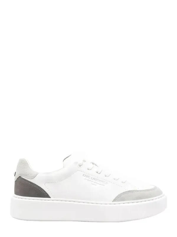 Karl Lagerfeld Panelled Sneakers - White