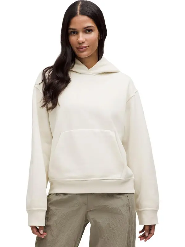Lululemon Steady State Oversized Hoodie - Light Ivory/gold