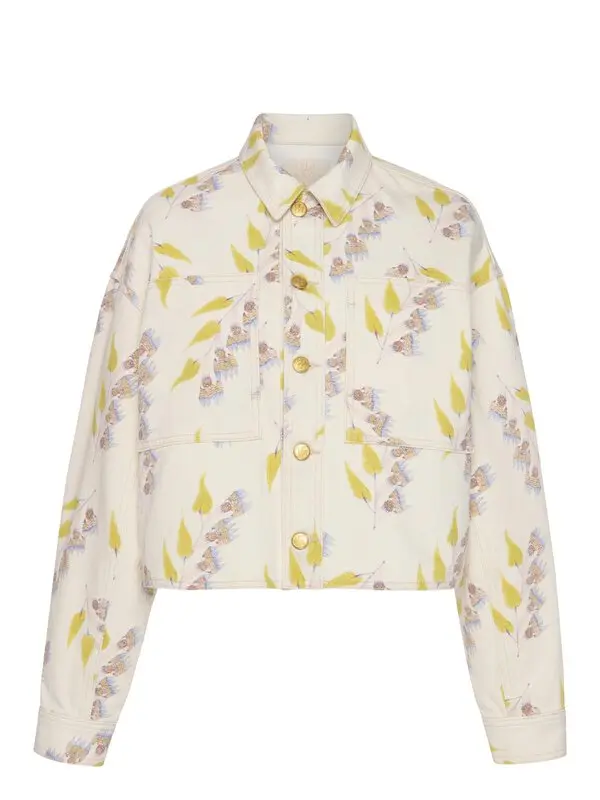 Ulla Johnson Bobbi Cropped Jacket - Infinite Flower