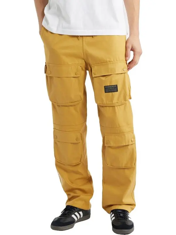 BILLIONAIRE BOYS CLUB Bb Hemisphere Cotton Twill Cargo Pants - Honey Mustard