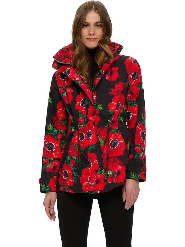 Gorski Lightweight Zip Jacket - Black Poppy