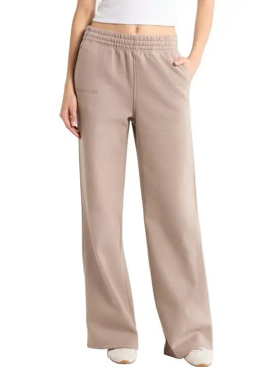 FAVORITE DAUGHTER The Collegiate Flare Sweatpants - Soft Taupe