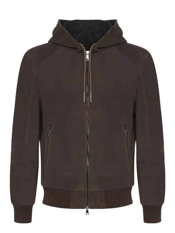 FRANZESE COLLECTION Franzese Napoli Bugatti Model Jacket - Brown