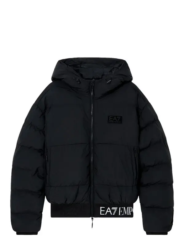 Emporio Armani Padded Coat - Black