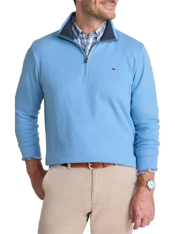 Vineyard Vines Saltwater Quarter Zip Pullover - Coastline