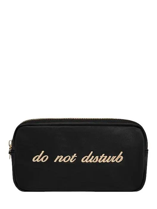 Stoney Clover Lane Small Do Not Disturb Pouch - Noir