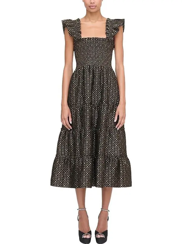 Hill House Home The Ellie Nap Dress - Metallic Brocade