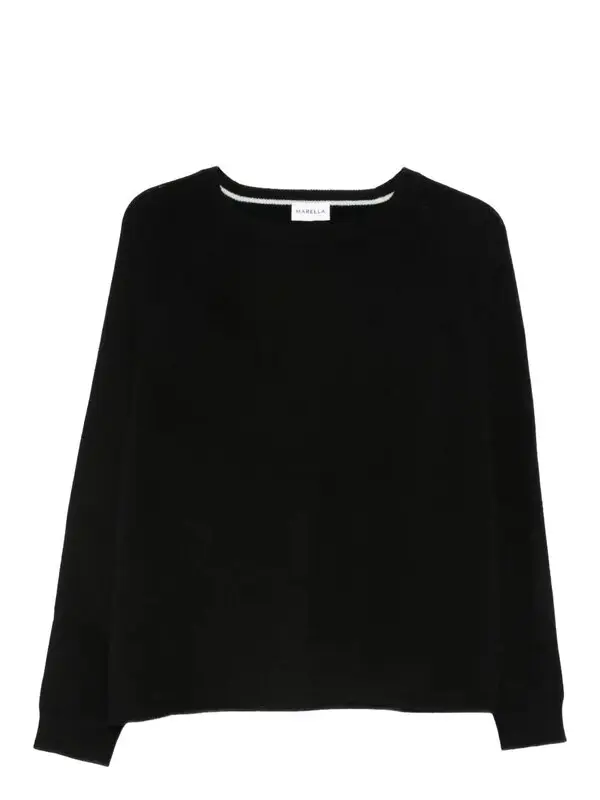 Marella Crew-neck Sweater - Black