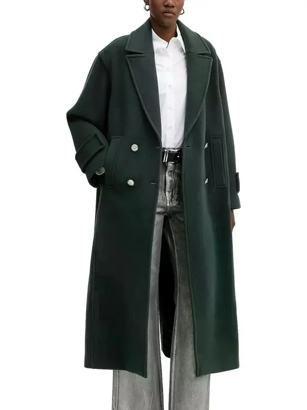 Pinko Camembert Double-breasted Coat - Green