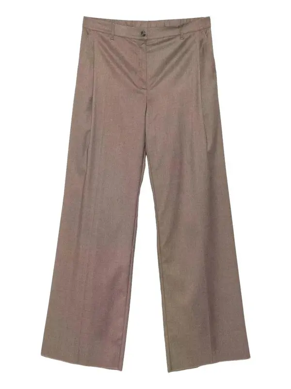 Marina Rinaldi Gala Button Trousers - Brown