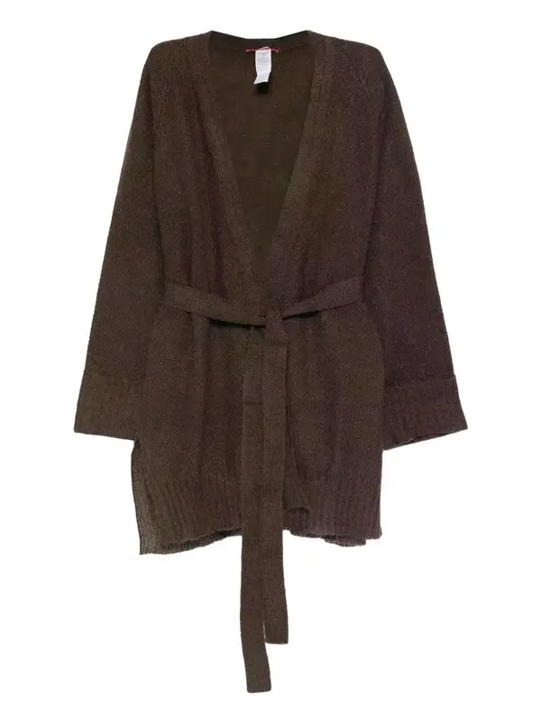 Marina Rinaldi Unito Belted Cardigan - Brown