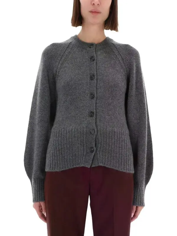 Guest In Residence Buttoned Cardigan - Grey