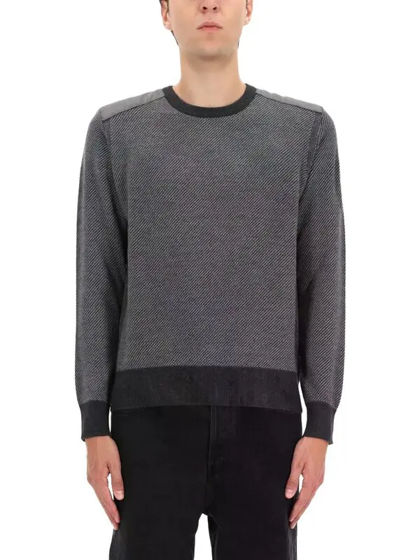 Belstaff Patterned Sweater - Grey