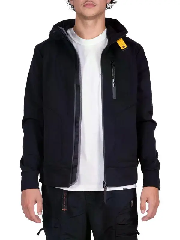 PARAJUMPERS Zipped Hooded Jacket - Black