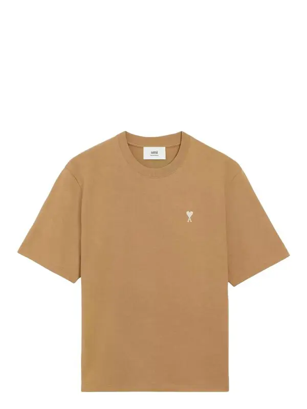 Ami Cotton T-shirt - Brown