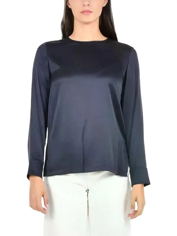 Max Mara Lodi Silk Blouse - Blue