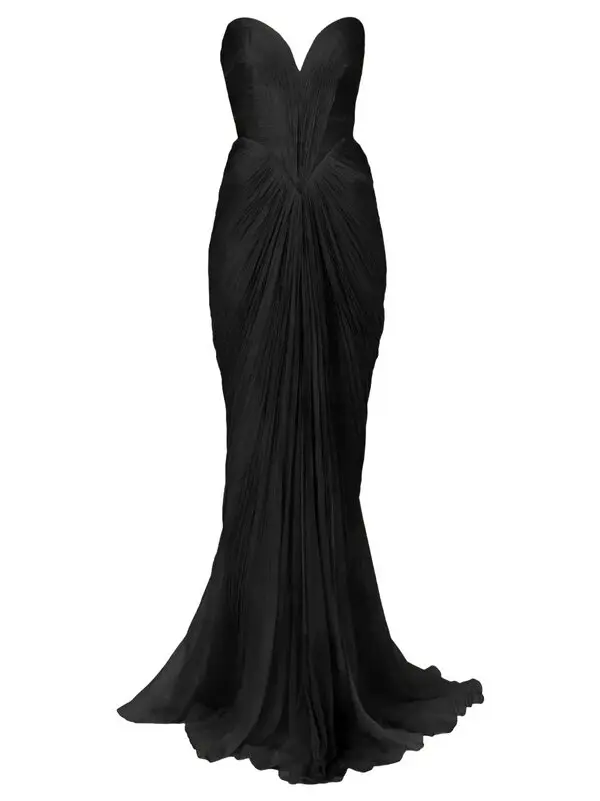 IRIS SERBAN Christina Maxi Dress - Black