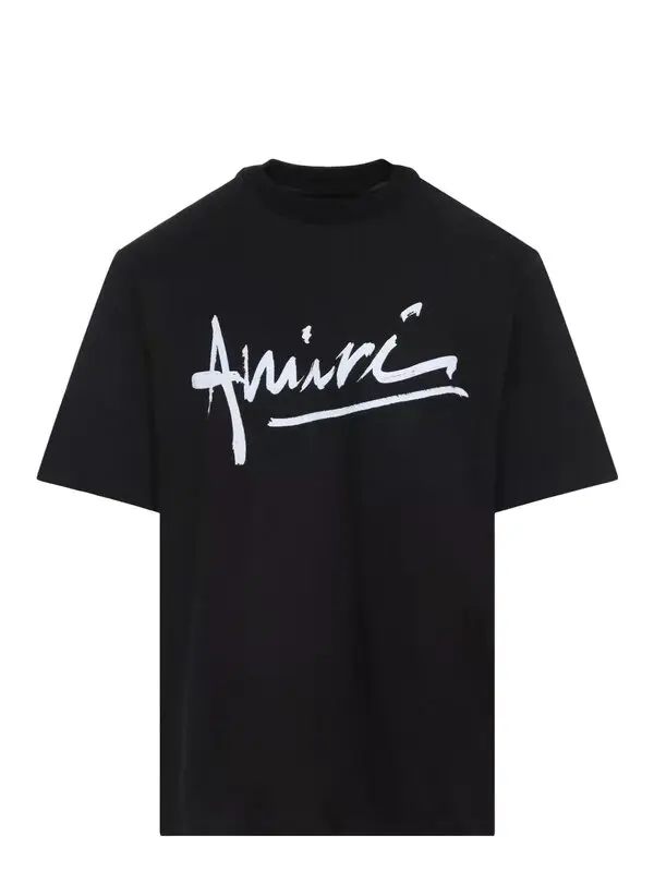 Amiri Script T-shirt - Black