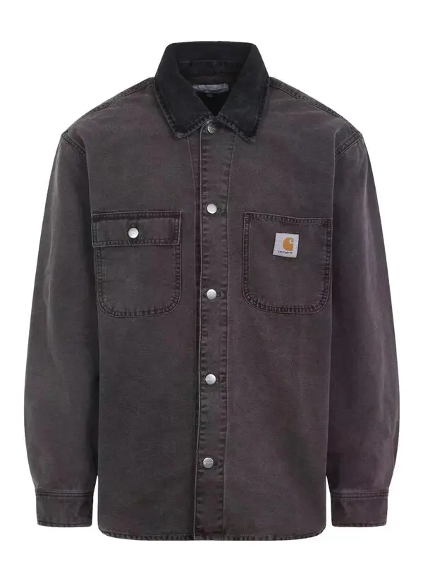 Carhartt Work In Progress Corduroy-collar Pocket Jacket - Black