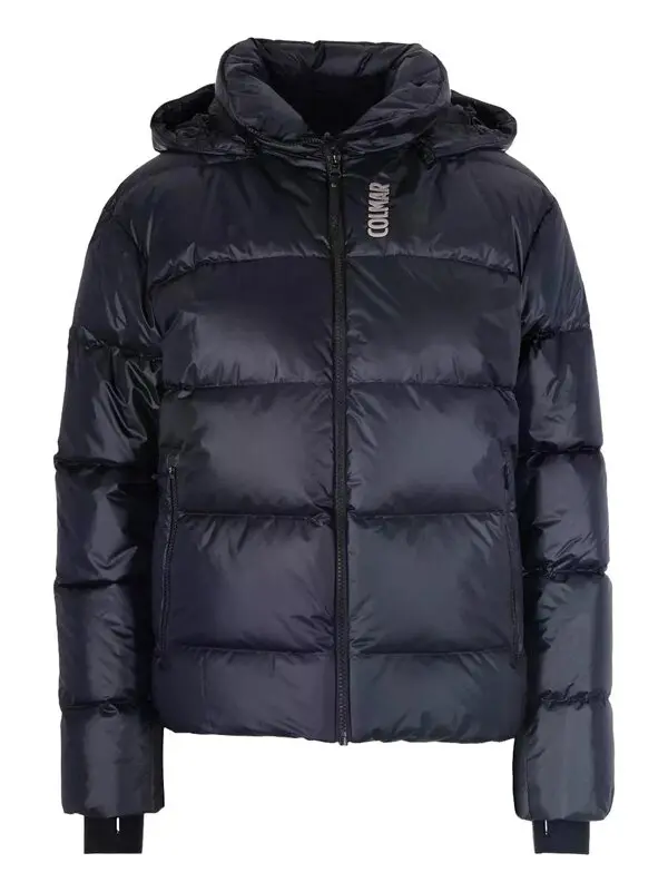 COLMAR Hooded Padded Ski Jacket - Blue