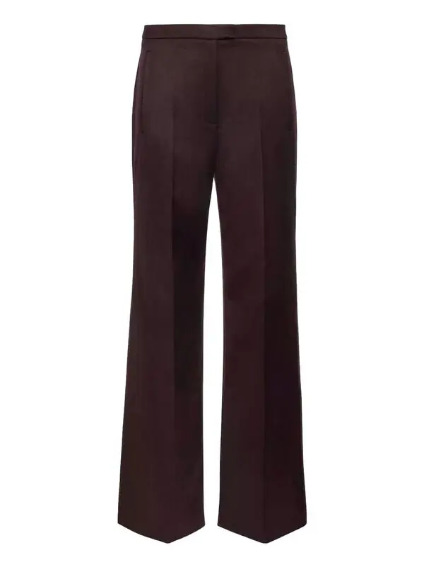 Magda Butrym Pleated Flared Trousers - Purple