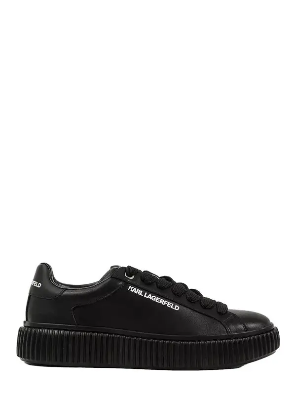 Karl Lagerfeld Kaprika Platform Sneakers - Black