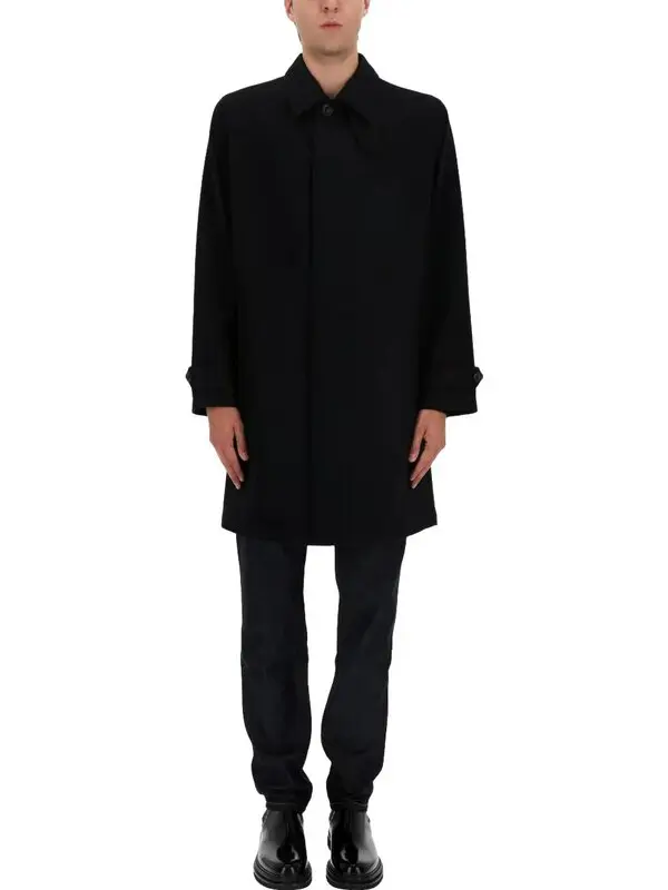Hugo Single-breasted Coat - Black