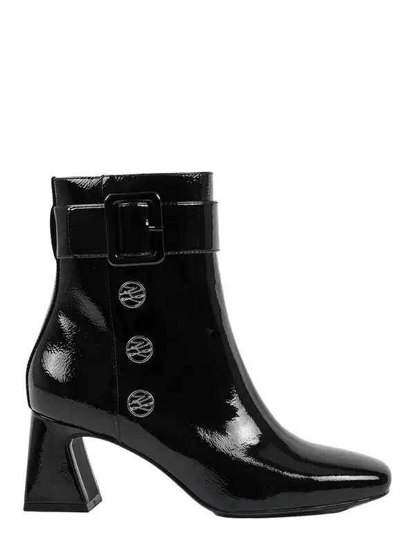 Karl Lagerfeld 60mm Beata Buckled Boots - Black