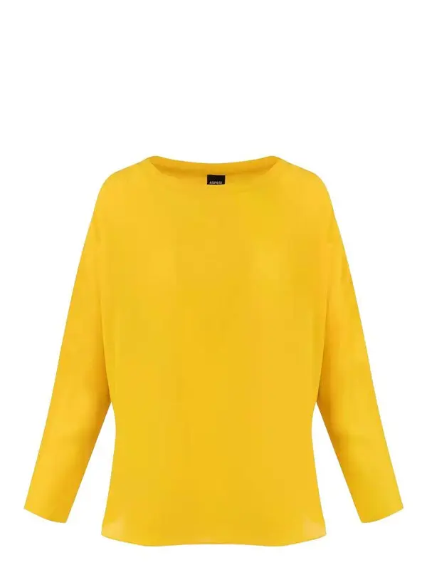 Aspesi Boat-neck Top - Yellow