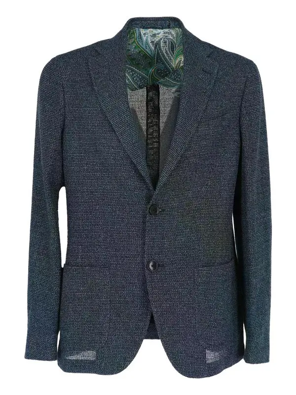 Etro Roma Two-button Blazer - Blue
