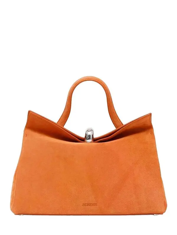 Jacquemus Valérie Leather Tote - Orange