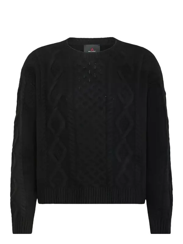 Peuterey Cable-knit Sweater - Black