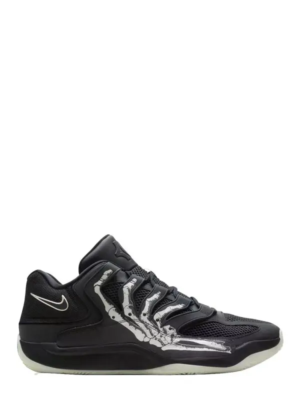 Nike Kd18 Skeleton Print Sneakers - Black